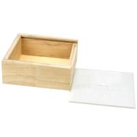 China Environmental Unfinished Birch Wood Color Handcrafted Wooden Box for Gift Pack for sale