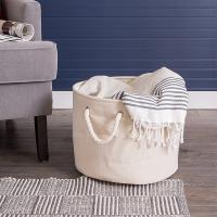 China Fabric Liner Multifunctional Household Storage Basket for Magazine Pet Toys and Laundry for sale