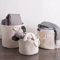 China Fabric Liner Multifunctional Household Storage Basket for Magazine Pet Toys and Laundry for sale