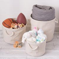 China Fabric Liner Multifunctional Household Storage Basket for Magazine Pet Toys and Laundry for sale