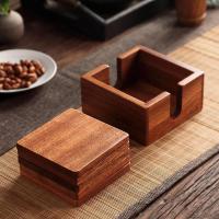 China Sample Charge Free or Will Be Returned Back Set Of 6 Wooden Heart Wax Drink Coasters for sale