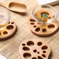 China Sample Charge Free or Will Be Returned Back Set Of 6 Wooden Heart Wax Drink Coasters for sale