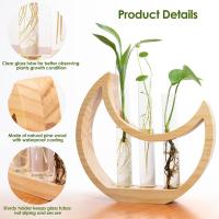 China Anniversary Crescent Moon Table Stand for Indoor Houseplants and Office Decor for sale