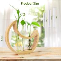 China Anniversary Crescent Moon Table Stand for Indoor Houseplants and Office Decor for sale