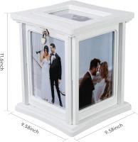 China Wedding Reception Eucalyptus DIY Envelope Wood Box with Lock Sample Charge Free for sale