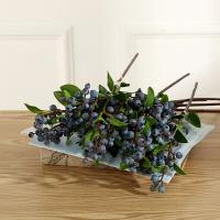 China Christmas Berry Stem Artificial Plants Red and Blue Berries for All Festivals Occasion for sale