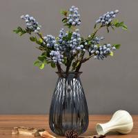 China Christmas Berry Stem Artificial Plants Red and Blue Berries for All Festivals Occasion for sale