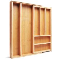 China Adjustable Bamboo Drawer Organizer for Fast Food and Takeaway Services by Vitalucks for sale