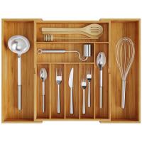 China Adjustable Bamboo Drawer Organizer for Fast Food and Takeaway Services by Vitalucks for sale