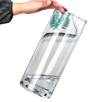 China Clear Glass Cylinder Vases Minimalist Design Style Perfect for Wedding Centerpieces for sale
