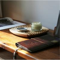 China Nordic Style Water Corrugated Beech Wooden Decorative Trays 19.3x19.3x2cm Accepeted for sale