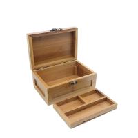 China Luxury Gift Packaging with Laser Engraved Printing on Custom Bamboo Wood Box for sale