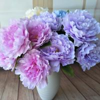 China 35cm Lifelike Paeonia Lactiflora Artificial Flowers The Perfect Addition to Any Event for sale