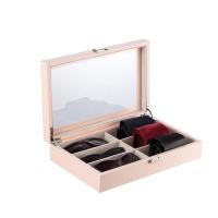 China Unfinished Wood Tie Gift Storage Boxes Customized Logo Acceptable and Free Sample Charge for sale
