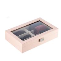China Unfinished Wood Tie Gift Storage Boxes Customized Logo Acceptable and Free Sample Charge for sale