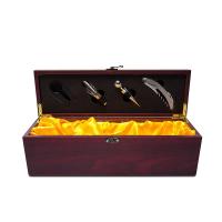 China 750ml Burned Printing Wine Gift Box for Design Fashion MDF Wood Construction for sale