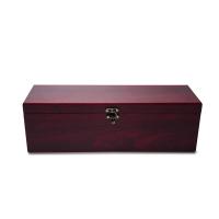 China 750ml Burned Printing Wine Gift Box for Design Fashion MDF Wood Construction for sale
