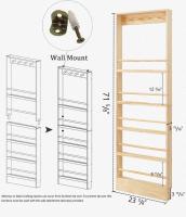China Space-Saving Wall Mount Shelf for Kids' Toys and Books Wooden Bathroom Wall Cabinet for sale