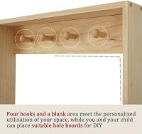 China Space-Saving Wall Mount Shelf for Kids' Toys and Books Wooden Bathroom Wall Cabinet for sale