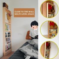 China Space-Saving Wall Mount Shelf for Kids' Toys and Books Wooden Bathroom Wall Cabinet for sale