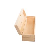 China Custom Order Accepted Silk-screen Printing Unfinished Pine Wood Wooden Box for Wine for sale