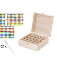 China Customizable Multi-tray Large Essential Oils Storage Wooden Package Box with Dividers for sale