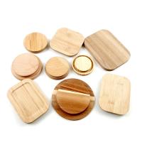 China Non Spill Wooden Cup Lid for Jars Say Goodbye to Messy Spills and Stain for sale