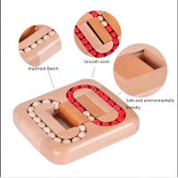 China Unisex 202405 Wooden Tile Brain Maze Game for Seniors Older Adults Easy Puzzle Toys for Alzheimer's for sale