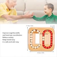 China Unisex 202405 Wooden Tile Brain Maze Game for Seniors Older Adults Easy Puzzle Toys for Alzheimer's for sale