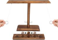 China Save Space Solid Wooden Ring Hook Toss Game Latest Addition for Bar Entertainment for sale