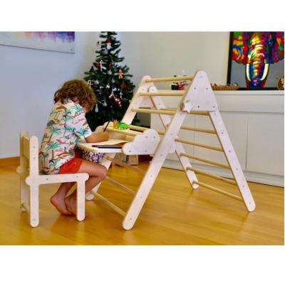 China Customized Indoor Fitness Wooden Climbing Triangle Set for Kids Montessori Playground for sale
