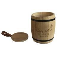 China Natural Wooden Barrel Craft Decoration with Customized Logo Acceptable and Gift for sale