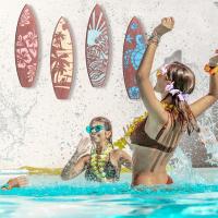 China Summer Hawaiian Tropical Surf Boards Decor for Wall As Your Request Party Beach Art for sale