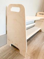 China Detachable Montessori Wooden Furniture for Kids Shoe Bench in Livingroom Playroom for sale