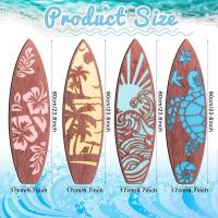 China Summer Hawaiian Tropical Surf Boards Decor for Wall As Your Request Party Beach Art for sale
