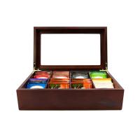 China Delicate Vintage Style Modern Small Wooden Tea Box Handmade and Custom Order Accepted for sale