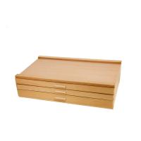 China Luxury Wooden Organizer Jewelry Box with Drawer Printing Silk-Screen Printing/Burned for sale