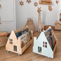 China Montessori Bookshelf Household Furniture Personalized Toddler Bookshelf Nursery Bookshelf for sale