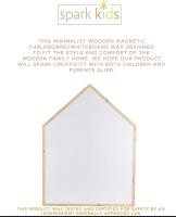 China Gifts Stores House Shaped Magnetic Drawing Chalkboard Whiteboard for Modern Design Style for sale
