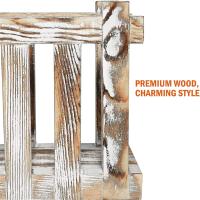China Rustic Style Wood Napkin Holders for Table Restaurants Gifts Custom Burned All-Season for sale