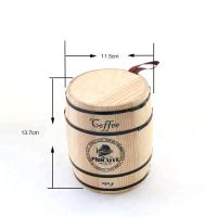 China 11.5 x 13.7 cm Pine Oak Wooden Barrels The Perfect Tea Packaging Solution for sale