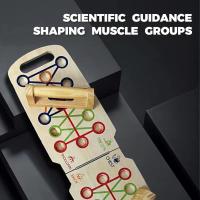 China Custom Size Wooden Foldable Push Up Handles for Professional Strength Training for sale