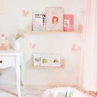 China Save Space and Add Style to Your Kids' Nursery with Acrylic Floating Bookshelf Wall for sale