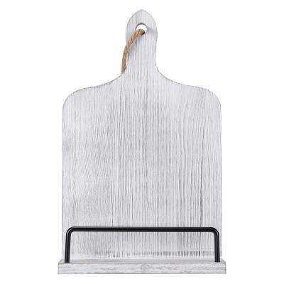 China Effortlessly Read Your Recipes with this Rustic Wood Recipe Book Holder Adjustable for sale