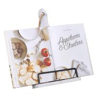 China Effortlessly Read Your Recipes with this Rustic Wood Recipe Book Holder Adjustable for sale