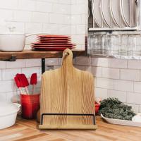 China Effortlessly Read Your Recipes with this Rustic Wood Recipe Book Holder Adjustable for sale