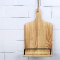 China Effortlessly Read Your Recipes with this Rustic Wood Recipe Book Holder Adjustable for sale