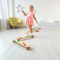 China Indoor Kids Sports Equipment Kindergarten Nursery School Balance Stepping Stones for sale
