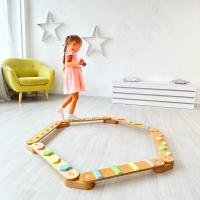 China Indoor Kids Sports Equipment Kindergarten Nursery School Balance Stepping Stones for sale
