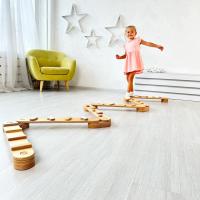 China Indoor Kids Sports Equipment Kindergarten Nursery School Balance Stepping Stones for sale